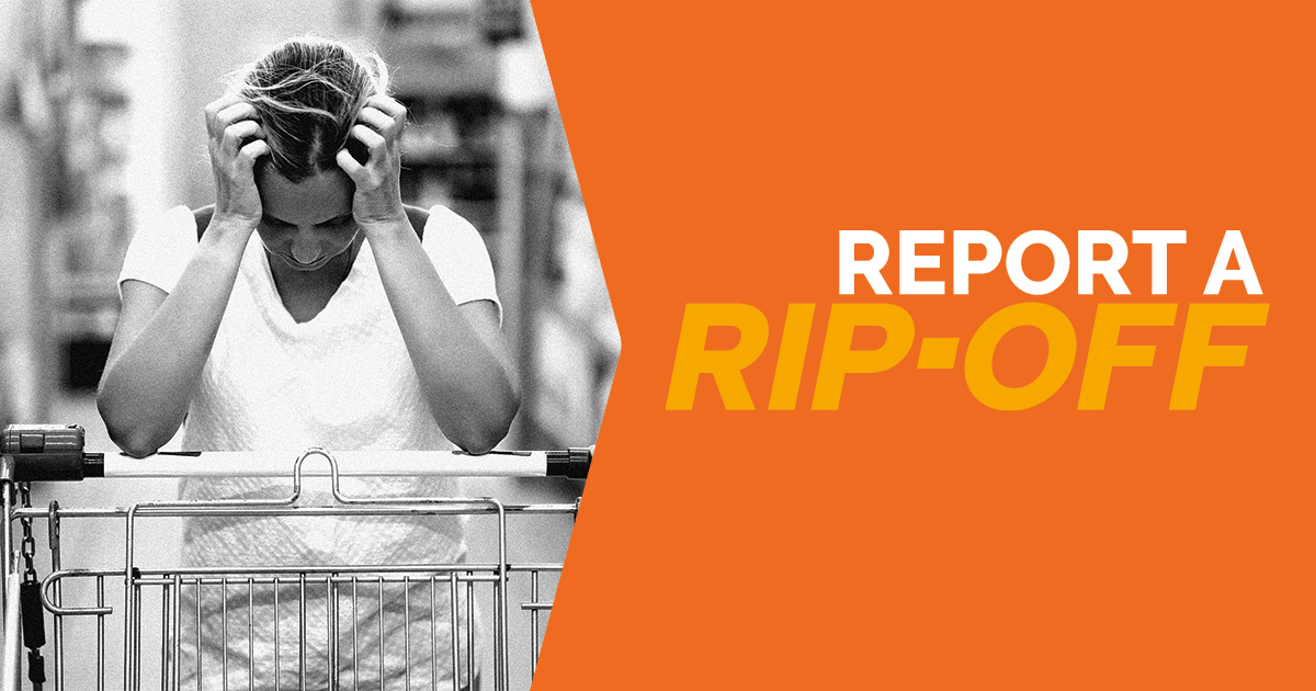 Report a rip-off - Australian Unions